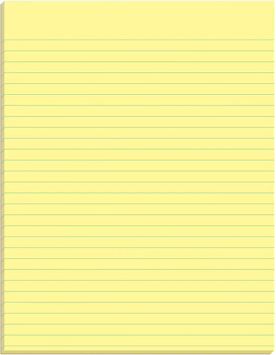 Yellow Pad Paper, Legal Pad, Gum-Top, One Pad, approx 80Sheets | Lazada PH