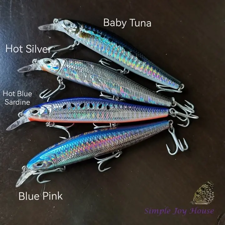 KTS LURES MONSTER BOSS MINNOW 95 SP EQUIPPED WITH VMC HOOKS AND WITH ...