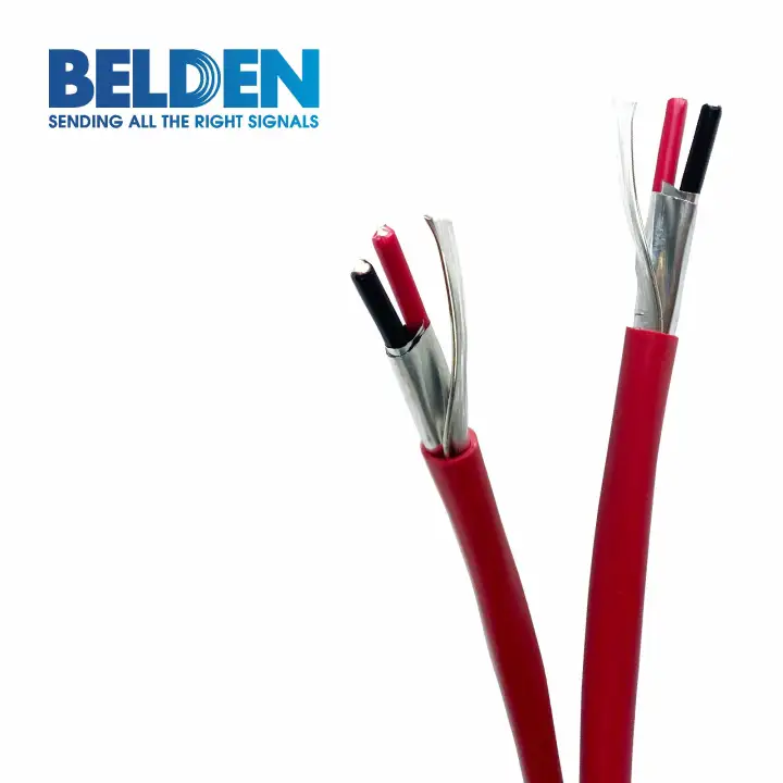 Belden Fire Alarm Cables | Riser-FPLR, 2-16 AWG Solid Bare Copper ...