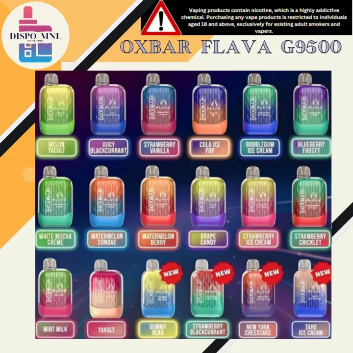 OXBAR FLAVA G9500 100% LEGlT and ORlGlNAL w/ LANYARD | Lazada PH