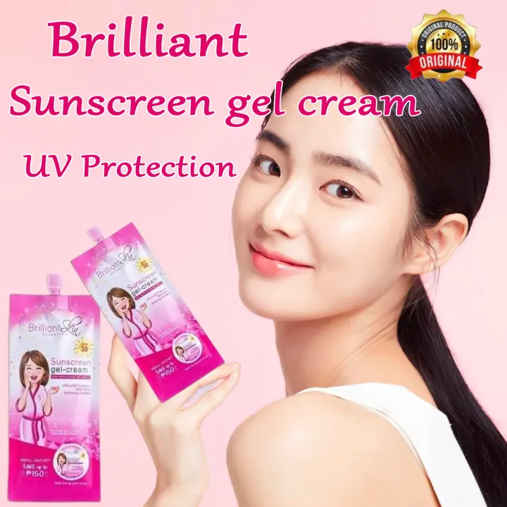 Brilliant Sunscreen Gel Cream Original 50g SPF30 Skin Essentials ...