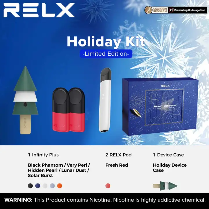 RELX Limited Edition Deals - Holiday Kit 1 Infinity Plus Device +2 ...