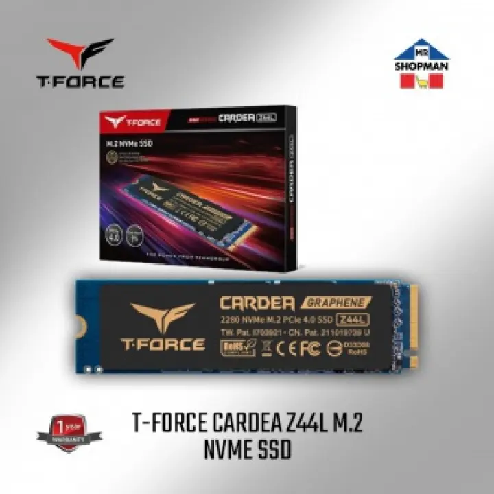 Tforce CARDEA 250GB 500GB 1Tb Z44L M.2 PCIe SSD Storage M2 Teamforce ...