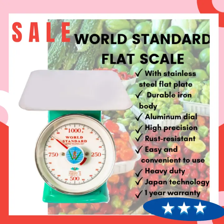 World Standard Weighing Scale Kilohan Flat 1kg / 2kg / 3kg / 5kg ...
