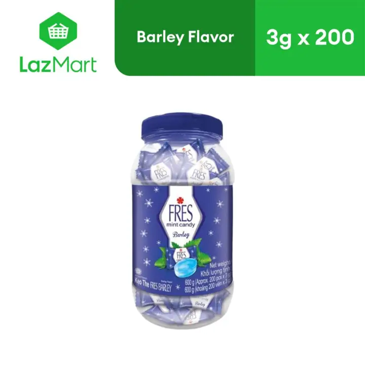 Fres Mint Candy - Barley Flavor 3g x 200pcs | Lazada PH