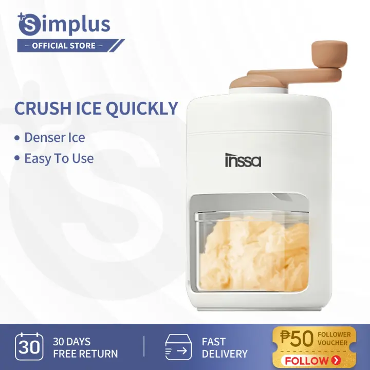 Simplus Ice Crusher Ice Shaver Handheld Ice Breaker Portable Manual Ice ...
