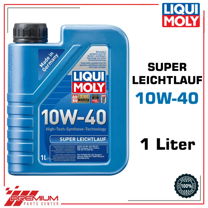 Liqui moly SUPER LEICHTLAUF 10W-40 Gasoline and Diesel Engine Oil 1 ...