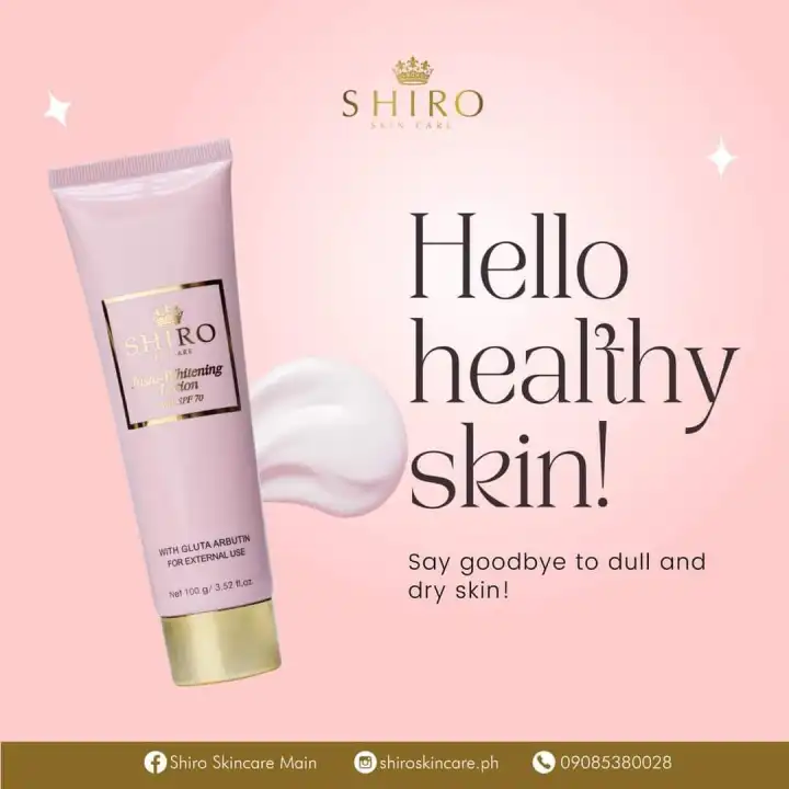 SHIRO SKIN CARE INSTA-WHITENING LOTION SPF 70 WITH GLUTA ARBUTIN | ISTA ...