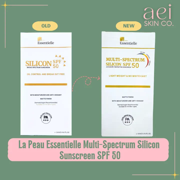 La Peau Essentielle Multi-Spectrum Silicon Sunscreen SPF 50 | Lazada PH