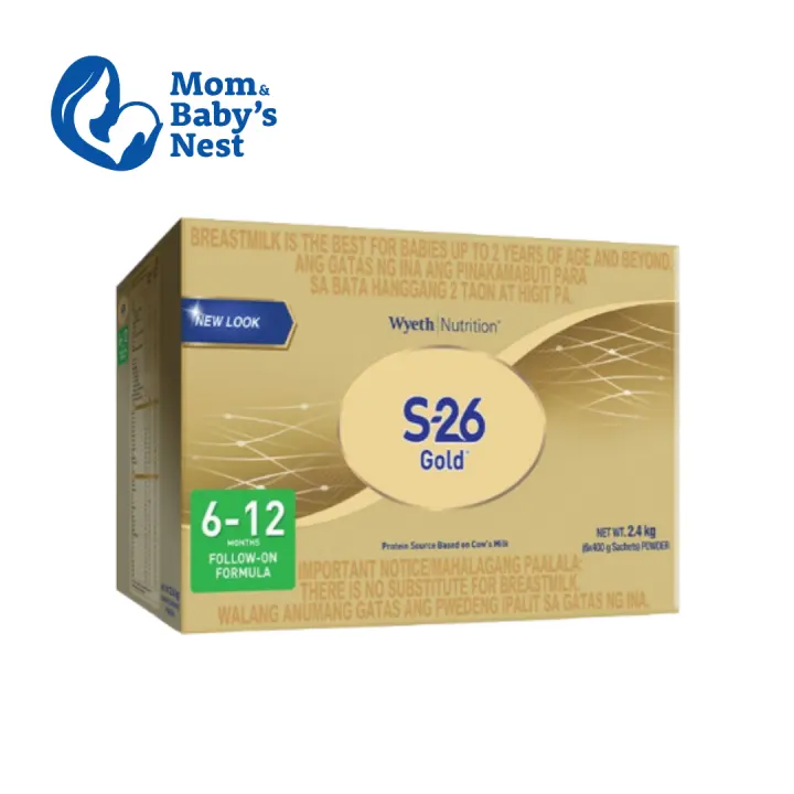 Wyeth® S-26 Gold® Two milk supplement for 6-12 months in 2.4kg | Lazada PH