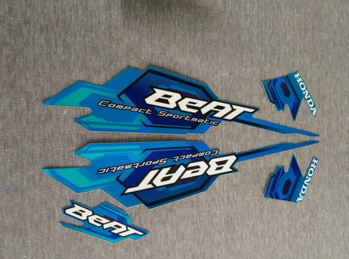 BEAT CARB 09 BLUE Stock Decal/Sticker | Lazada PH