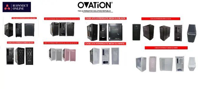 OVATION HYPERGATE ATX DESKTOP CASE only | Lazada PH
