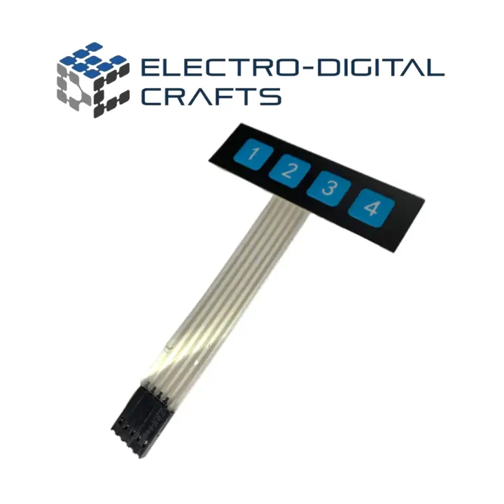 #4017 | Numeric Keypad Membrane 1x4 | Lazada PH