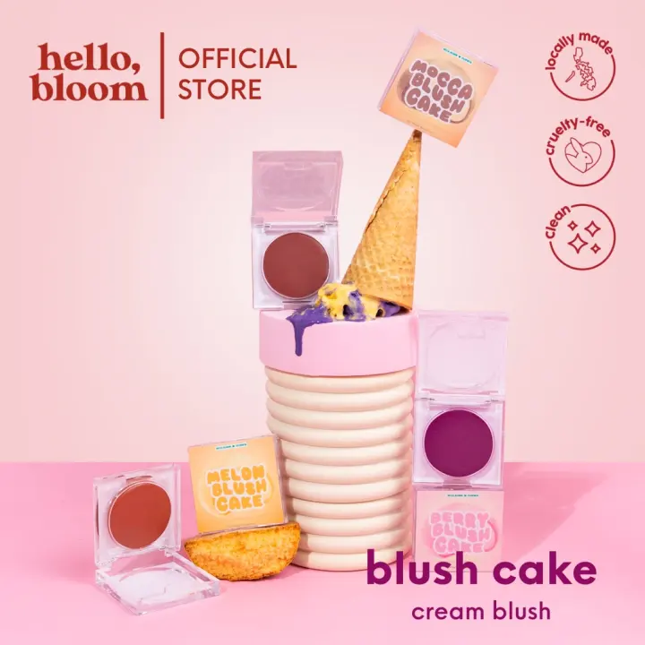 Hello Bloom x Filipinta Beauty Blush Cake [long-lasting stain, cream ...