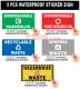 SIGNS Garbage Waste Segregation Sign Biodegradable NonBiodegradable ...