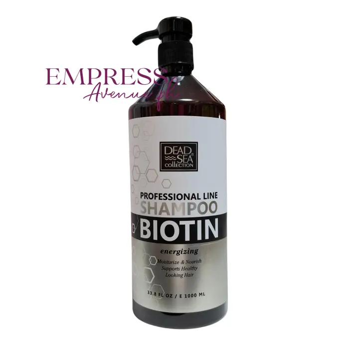 Dead Sea Collection Pro Growth Biotin Shampoo 1000ml (33.8 oz) Made in ...