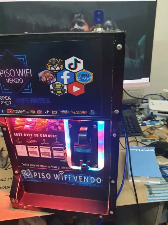 PISO WIFI SET WITH TALL BOX LPB or PISOFI or WB or WIFI 5 or 1CLICK or ...
