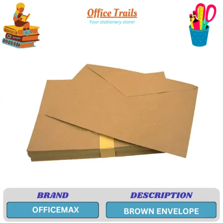 Brown Envelope Short, A4 and Long Sold Per Dozen (10Pieces) | Lazada PH