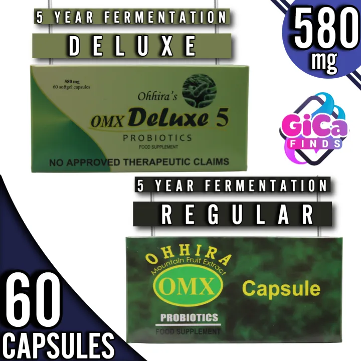 OMX Probiotics OHHIRAS OMX 5 years or 3 years fermentation 60 Softgel ...