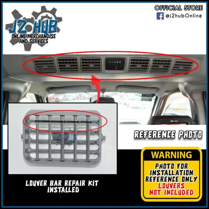 Mitsubishi Adventure Rear Ceiling Aircon Vent Louver Repair Kit ...