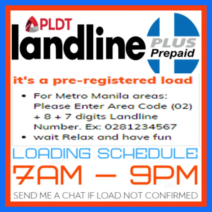 PLDT Landline Plus Regular load | 50 | 60 | 100 | 115 | 200 | 300 | 500 ...