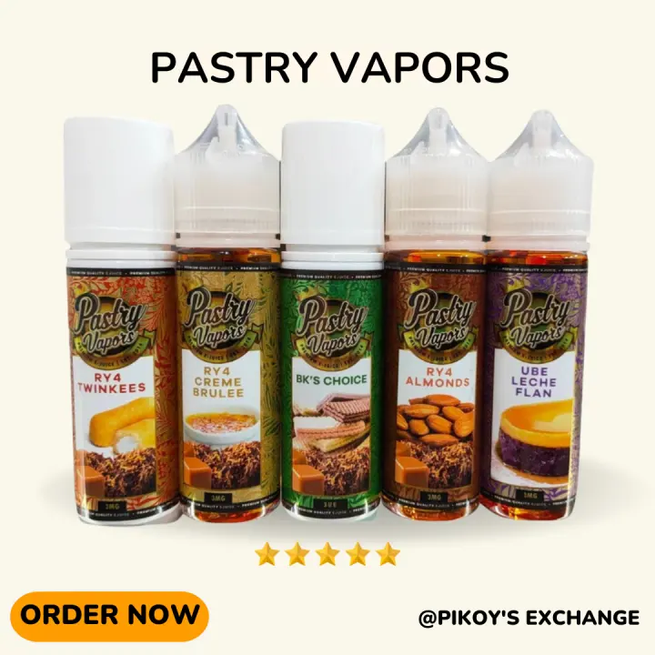 Pastry Vapors Premium 50ml 3mg 6mg 9mg 70/30 VAPE VAPING JUICE | Lazada PH