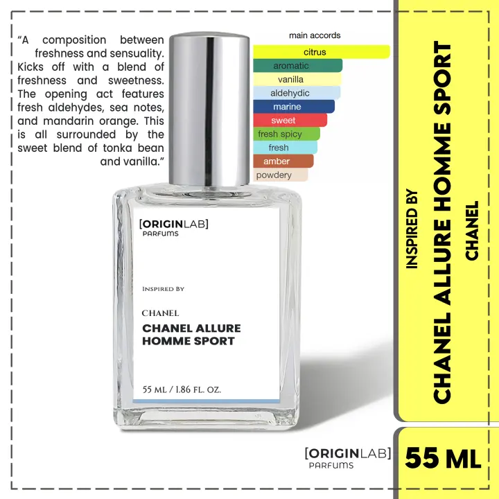 Perfume for MEN - CHNEL ALLURE HOMME SPORT Inspired - ORIGINLAB parfums ...