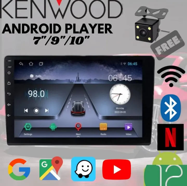 KENWOOD Android Player Ettro Style 2023 Newest Branded Car Android ...