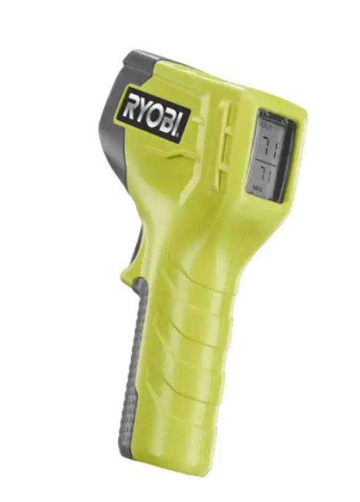 Ryobi IR002 Infrared Thermometer for Checking Cold and Hot Spots in ...