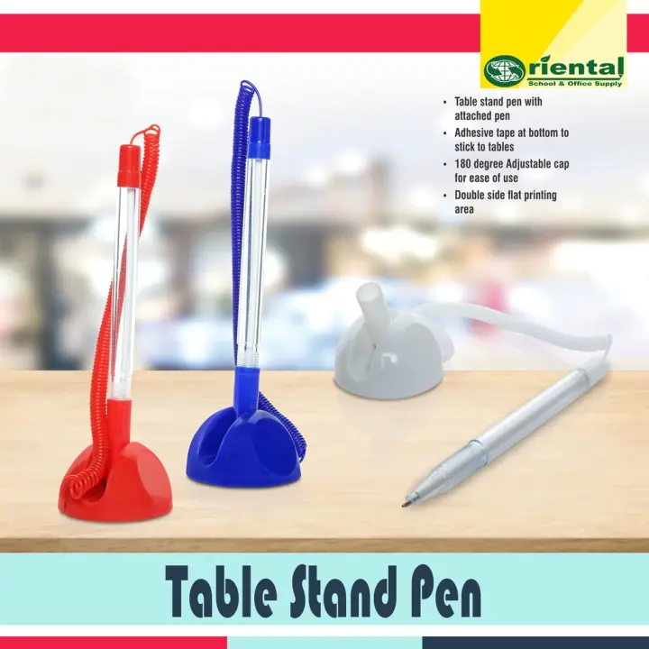 Keen Table Stop Pen W/ String Stand Pen Good for Office Use Elegant and ...
