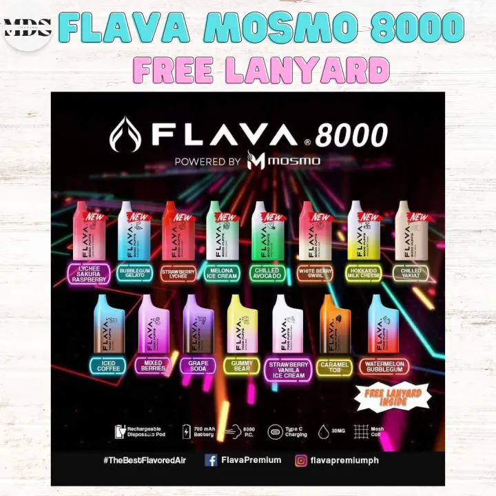 Flava Mosmo 8000 100% Original | Lazada PH