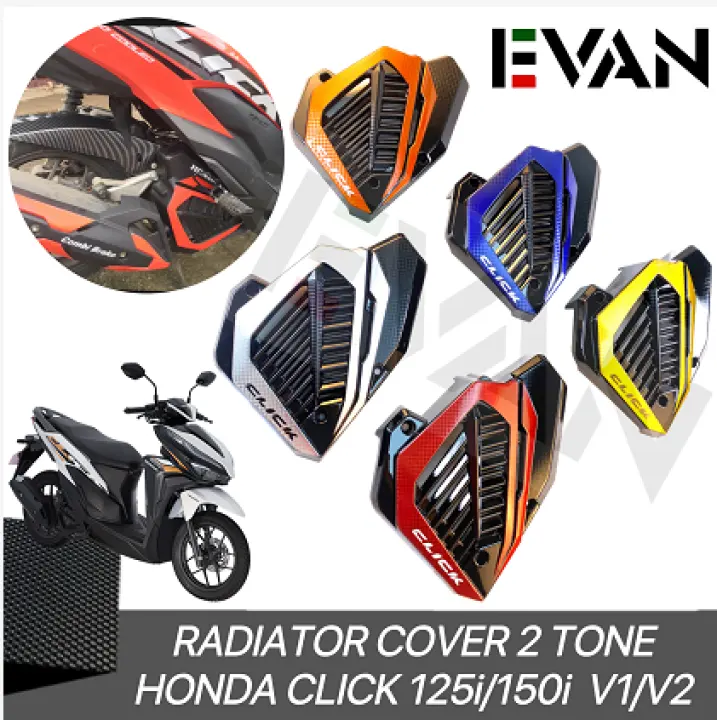 EVAN.ph 2 Tone Radiator Cover For Honda Click 125i/150i v1/ v2 Made in ...