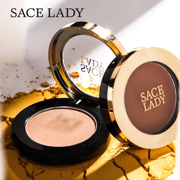 SACE LADY Highlighter Contour Powder Make Up Shimmer Face Glow Base ...